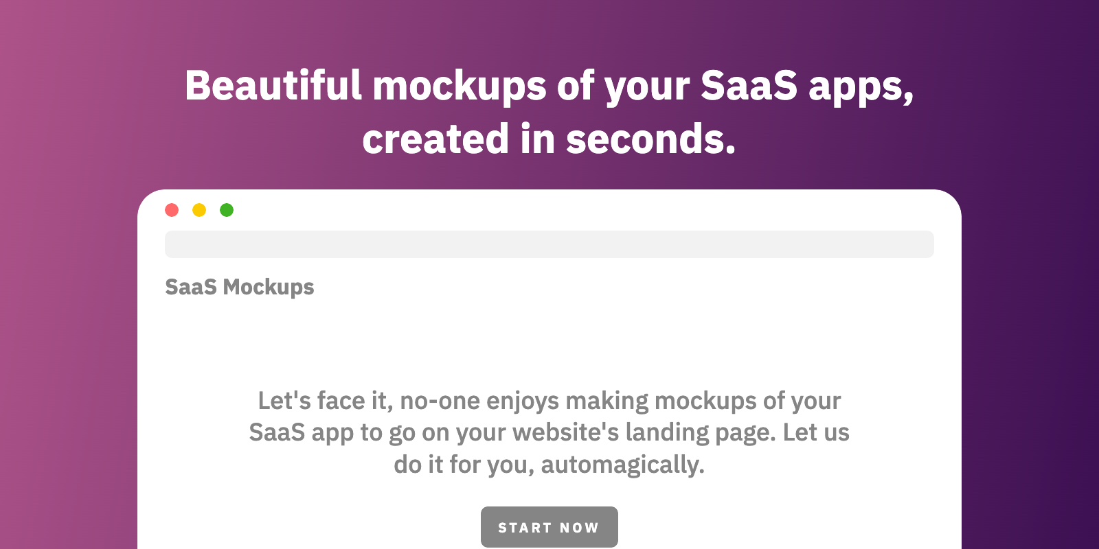 SaaS Mockups